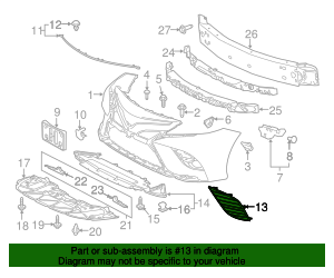OEM 2021-2023 Toyota Camry Front Trim Part # 81482-06200 | Modern ...