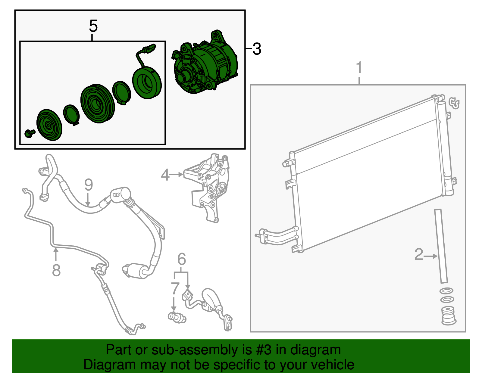 2015-2020 GM Compressor Assembly 86798586 | NewAutoParts.com