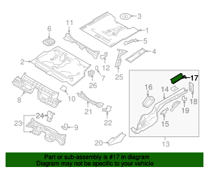 2015-2021 Volkswagen Rail End 5Q0-803-512-D | OEM Parts Online