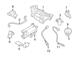 Genuine Oxygen Sensor for 2011-2016 Hyundai | Part# 39210-2E500 ...