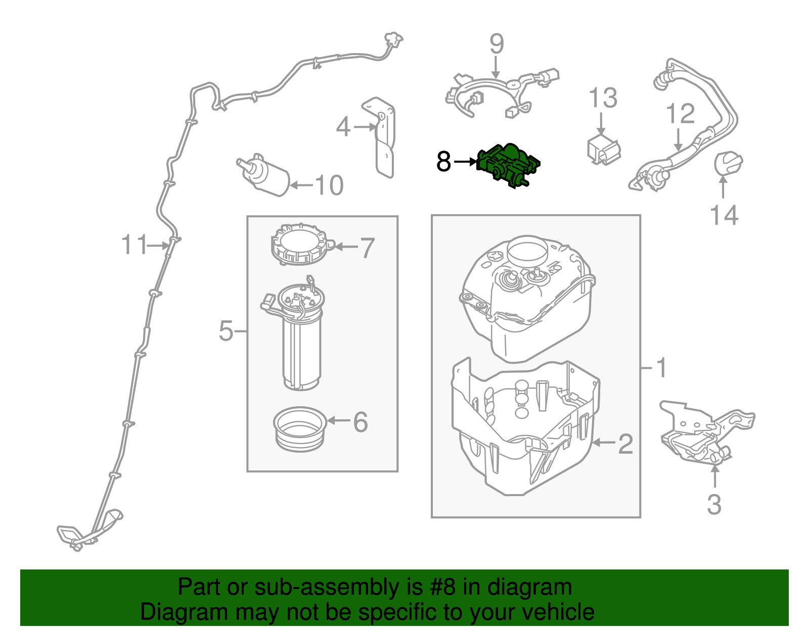 BC3Z-5L227-K - Fuel Pump 2011-2019 Ford | Ford Parts Direct