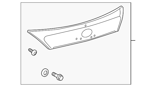 2009-2015 Toyota Venza Molding 76801-0T050-B1 | OEM Parts Online