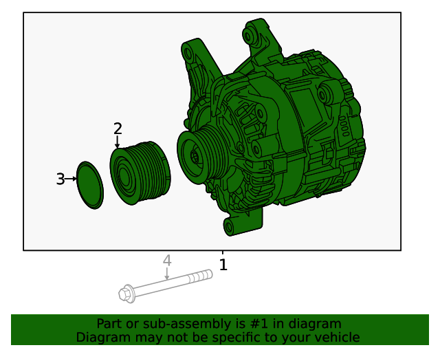 Remanufactured Three-Phase Alternator - Part #000-906-82-06-80 ...
