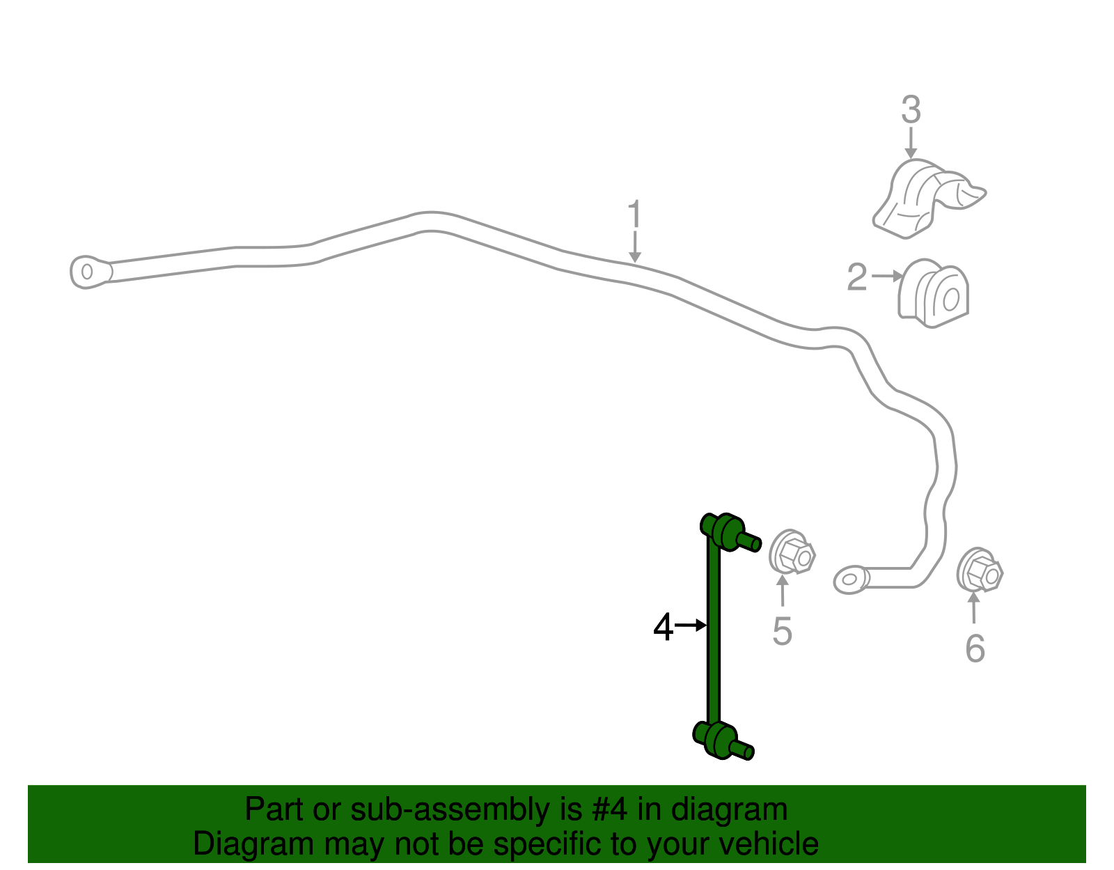 OEM 2016-2022 Honda HR-V Stabilizer Link 51320-T7A-003 | Honda ...