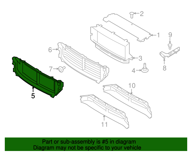 2017-2022 Volvo Upper Guide 31690202 | TascaParts.com