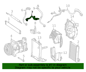 2020-2023 Mercedes-Benz AC Line 177-830-23-02 | MB OEM Parts