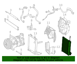 177-500-48-00 - Condenser Assembly 2020-2023 Mercedes-Benz | Mercedes ...
