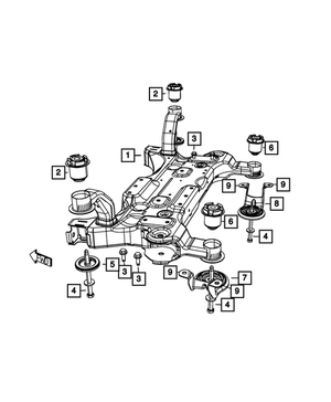 2006-2025 Mopar Hex Head Bolt And Washer, Mounting 6104416AA | Mopar eStore