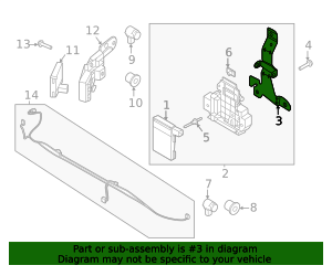 2021 Ford F-150 Mount Bracket ML3Z-14C022-A | TascaParts.com