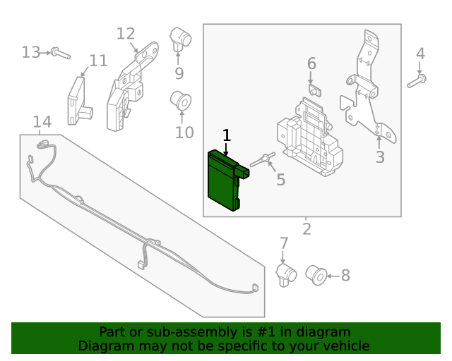 2022-2023 Ford Sensor ML3Z-9E731-E | OEM Parts Online