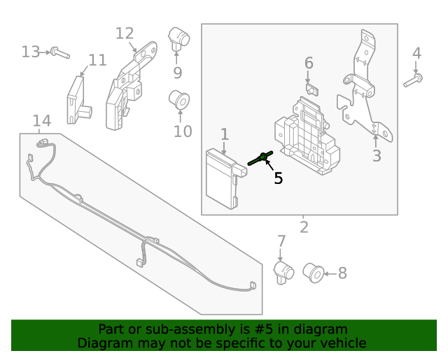 2015-2024 Ford Distance Sensor Stud W717467-S439 | OEM Parts Online