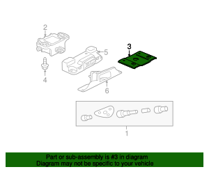 39361-S3V-A00 - TPMS Antenna Front Bracket 2005-2014 Honda | Honda ...