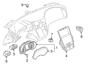 2011-2020 Infiniti Sentinel Sensor 28576-5RA0A | Infiniti Parts Online