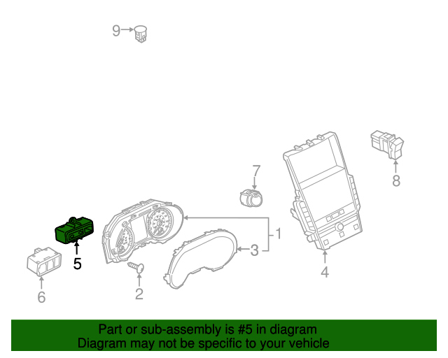 2014-2019 Infiniti Display Switch 25273-4GA0A | Infiniti of Warwick