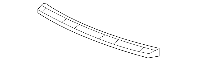 2013-2017 Buick Enclave Rear Bumper Fascia Support 23140560 GM ...