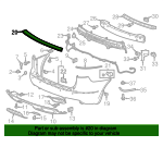 2013-2017 Buick Enclave Rear Bumper Step Pad 20983444 GM ...