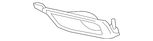 2013-2017 Buick Enclave Passenger Side Bumper Tail Pipe Bezel 22758248 ...