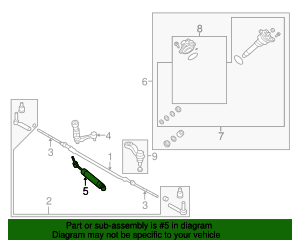 2001-2010 GM Steering Linkage Shock Absorber 15059138 | GMPartsDirect.com