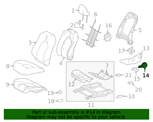 72526-06100-B0 - Recline Handle - 2018-2020 Toyota Camry | OEM Genuine ...