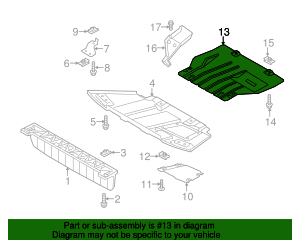 2010-2014 Ford F-150 Rear Plate AL3Z-5D032-A | Village Ford