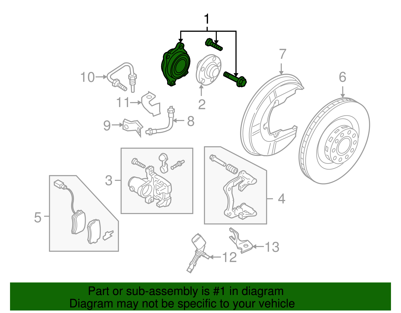 2004-2006 Volkswagen Phaeton Bearing 4F0-598-625-B | Retail Performance ...