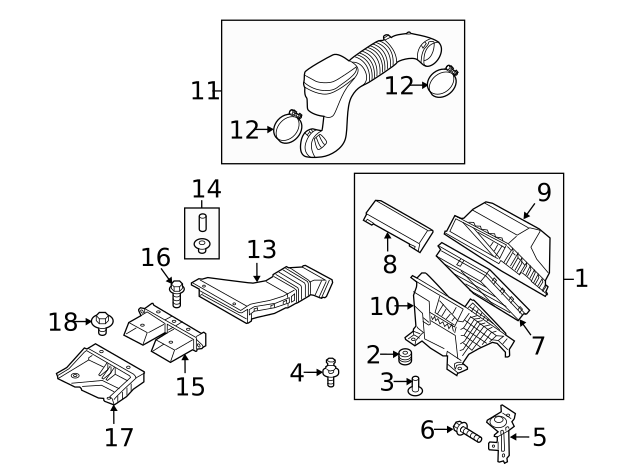 28130-C5100 - Intake Hose 2016-2020 Kia Sorento | Kia.Parts Store