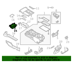 2021-2023 Ford Storage Box ml3z1513594ca | TascaParts.com
