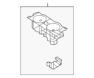 2021-2025 Ford F-150 Cup Holder ML3Z-1513562-CB | OEM Parts Online