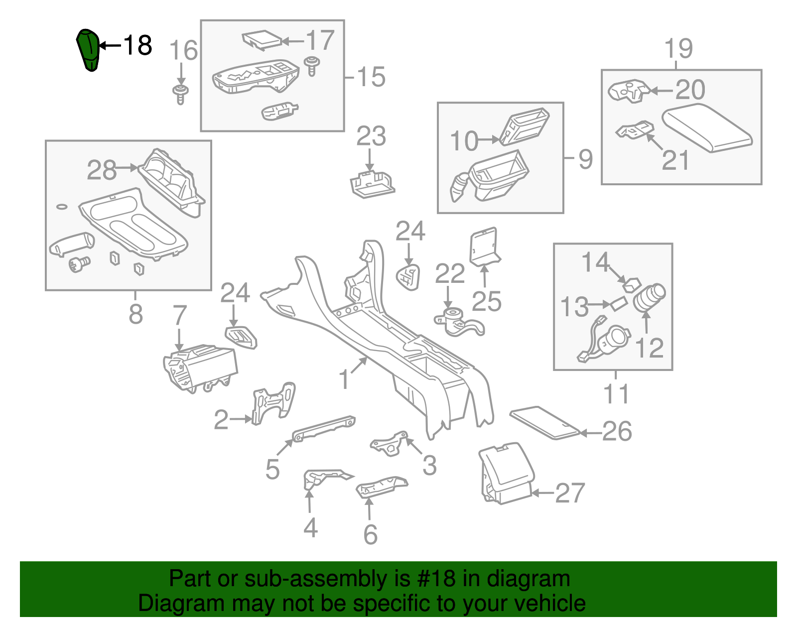 2002-2005 Lexus SC430 | Shift Knob | 33504-24130-B0 | Express Lexus Parts