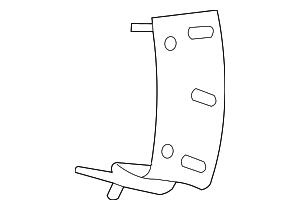 Genuine BMW 41-21-7-275-567 | Center Pillar & Rocker Reinforced Plate ...