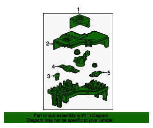 84922665 - Battery Distribution Engine Compartment Fuse Block 2018-2023 ...
