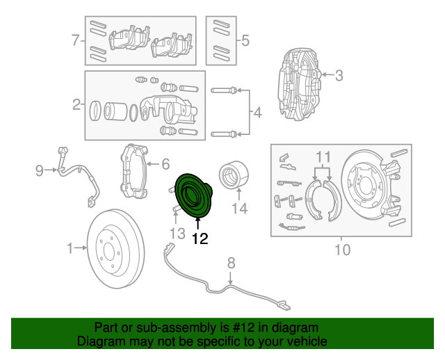 2011-2023 Mopar Hub 4779612AE | TascaParts.com