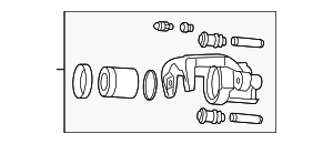 2011-2019 Mopar Caliper - Driver's Side (LH) 68052377AA | TascaParts.com
