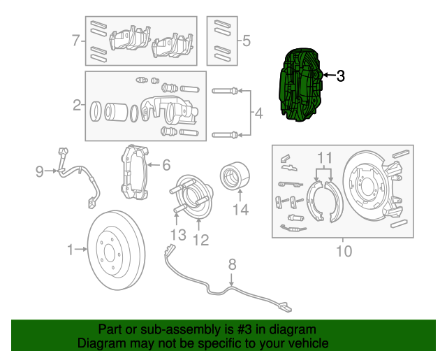 2018-2021 Mopar Caliper 68367044AC | TascaParts.com