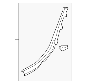 80A-867-767-A-4PK - Lower Pillar Trim 2018-2024 Audi | Audi OEM Parts