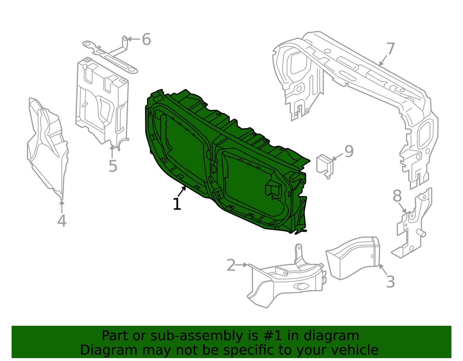 51137481394 - 2020-2025 BMW Air Duct (51-13-7-481-394) | Parts ...
