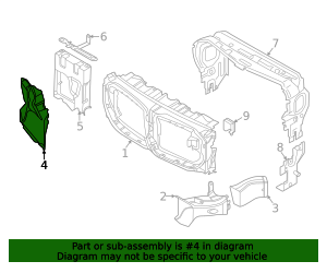 51-74-8-070-237 - Radiator Support Air Duct 2020-2023 BMW X6 ...
