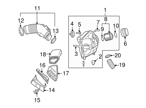 Air Intake for 2009 Audi A6 Quattro | OEM Vehicle Parts