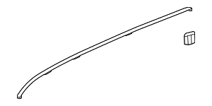2010-2017 GM Roof Molding 22864085 | GMPartsDirect.com