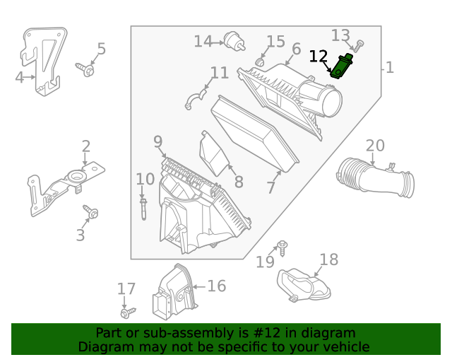 Ford Dealership 2020-2022 Ford Sensor LC3Z-12B579-B | Ford Parts Catalog