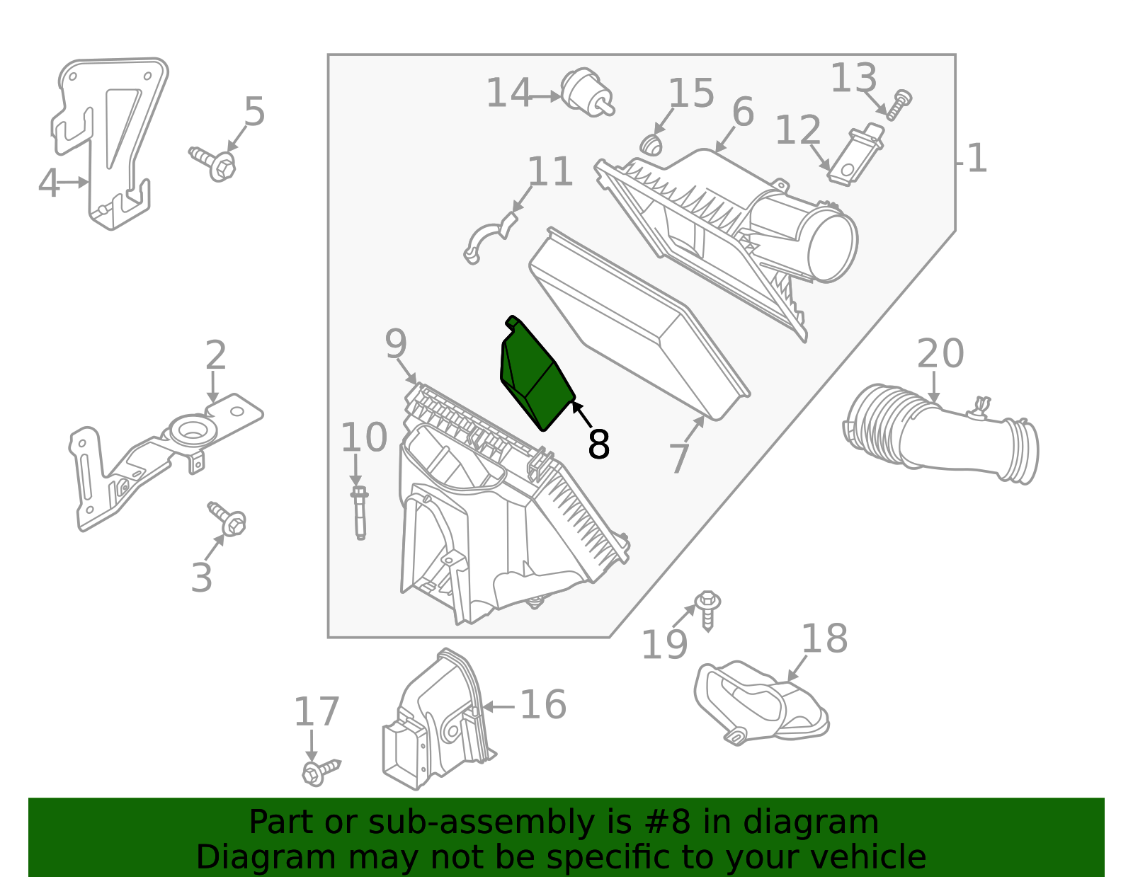 2020-2024 Ford Motorcraft™ Engine Air Filter FA-1952 | TascaParts.com