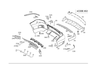 204-820-03-74 - Reflector 2010-2015 Mercedes-Benz | MB Parts Express