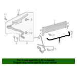 2017-2022 Ford Automatic Transmission Oil Cooler Hose Assembly HC3Z ...