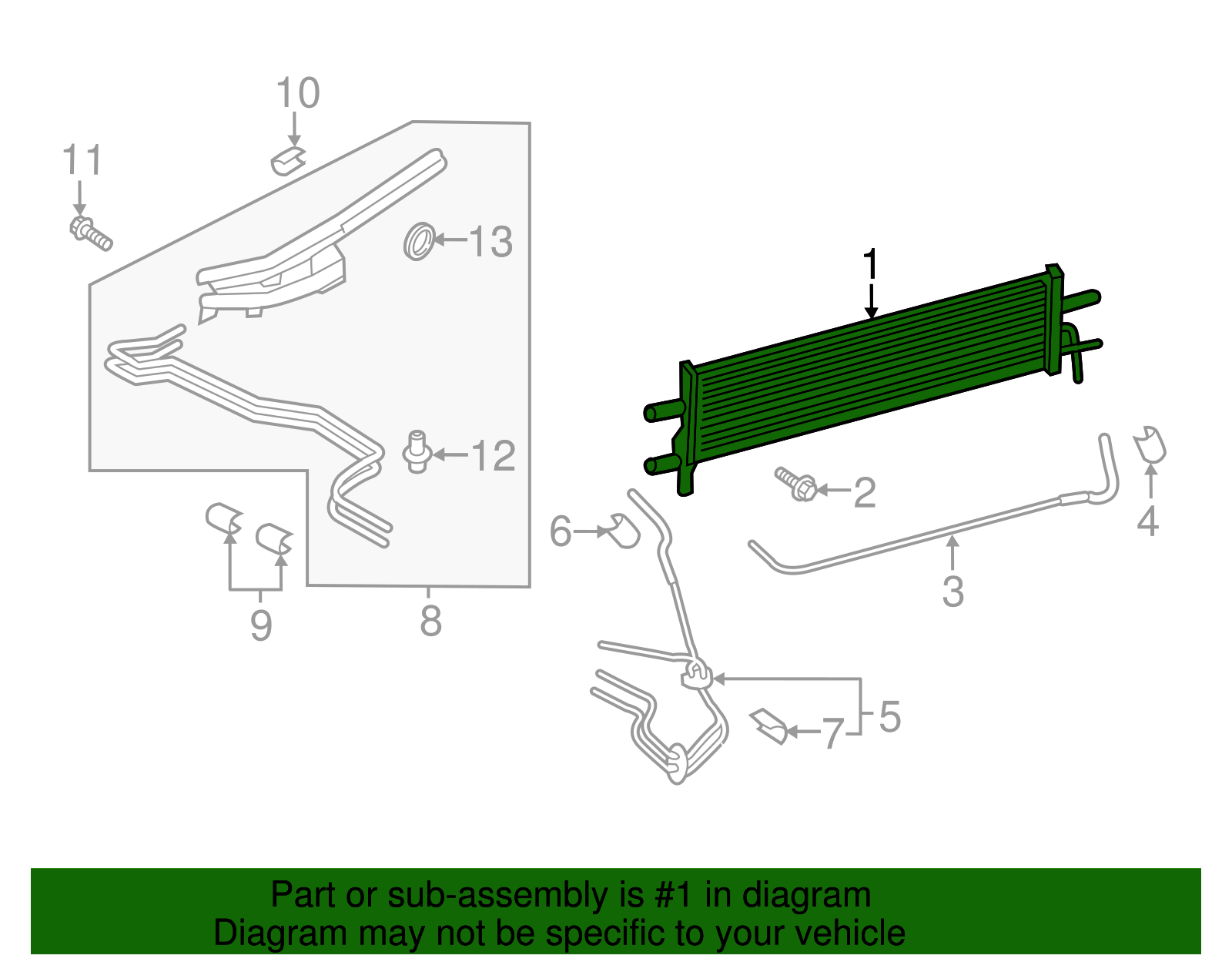 HC3Z-7A095-A - Oil Cooler 2017-2022 Ford | AutoNation Parts