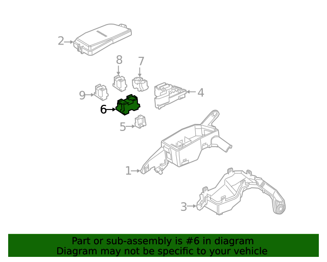 82660-33040 - Relay Plate 2013-2023 Lexus | Longo Lexus Parts
