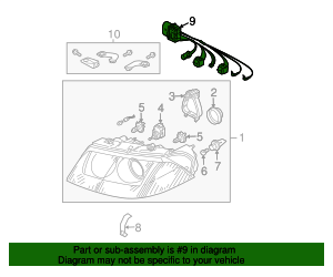 2001-2005 Volkswagen Passat 2002-2005 VW Volkswagen Passat Headlamp ...