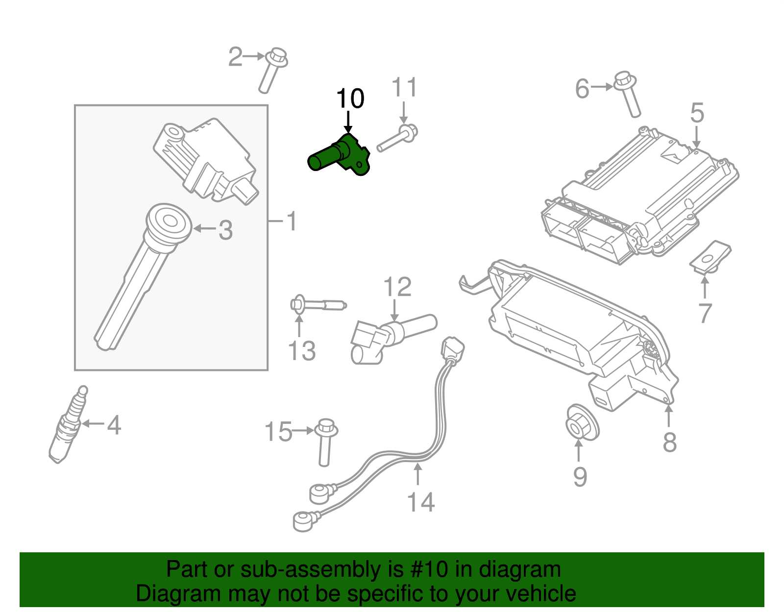 DU-102 - High-Quality Motorcraft™ Engine Camshaft Position Sensor for ...