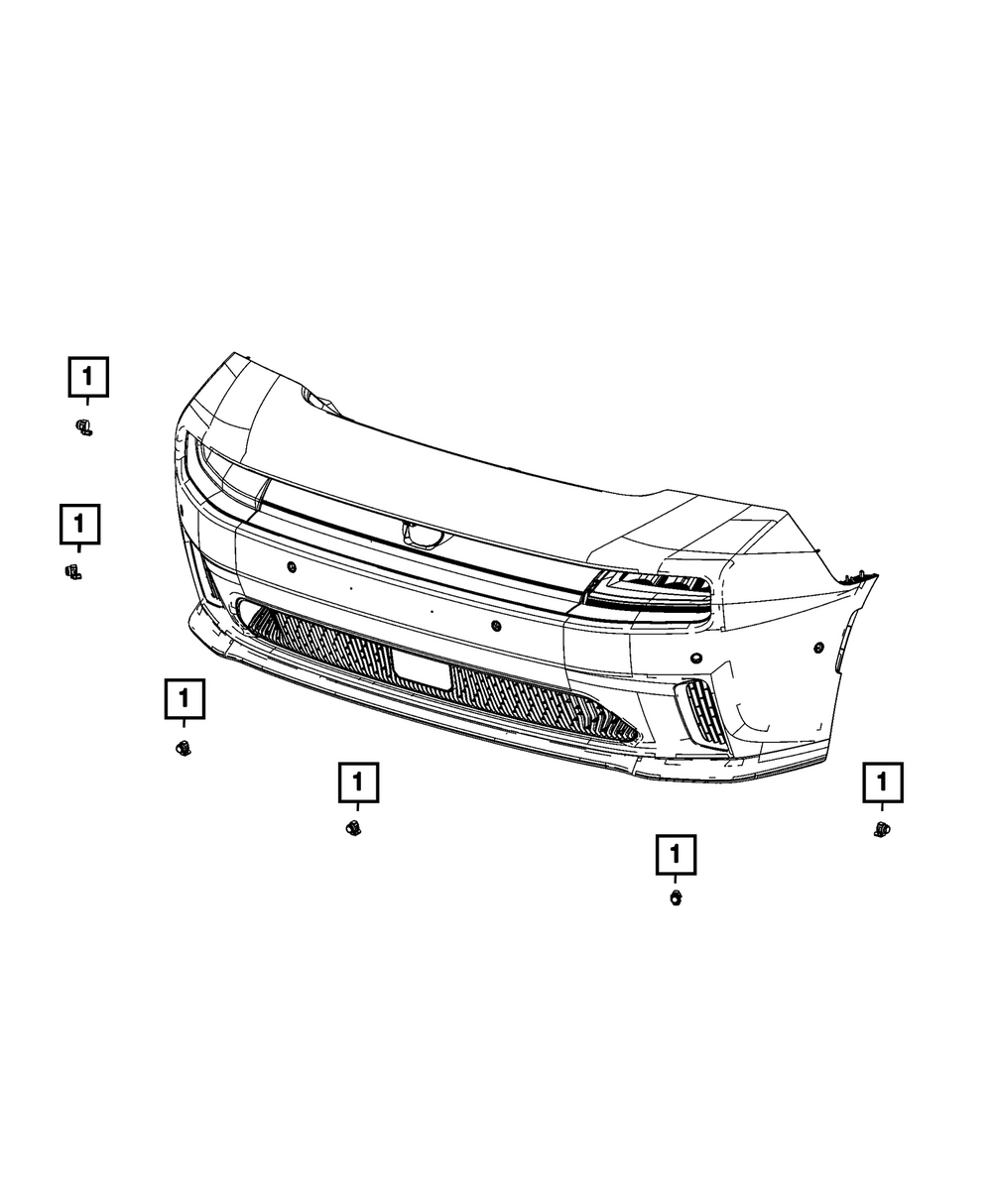 2024-2025 Mopar Park Assist Sensor 7RW86WASAA | Mopar eStore