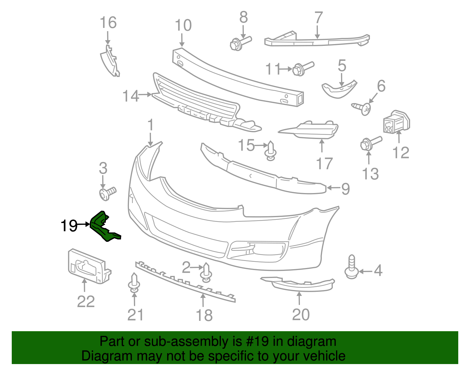 2009-2011 Honda Civic Air Deflector 71116-SVA-A50 | Honda Factory Parts
