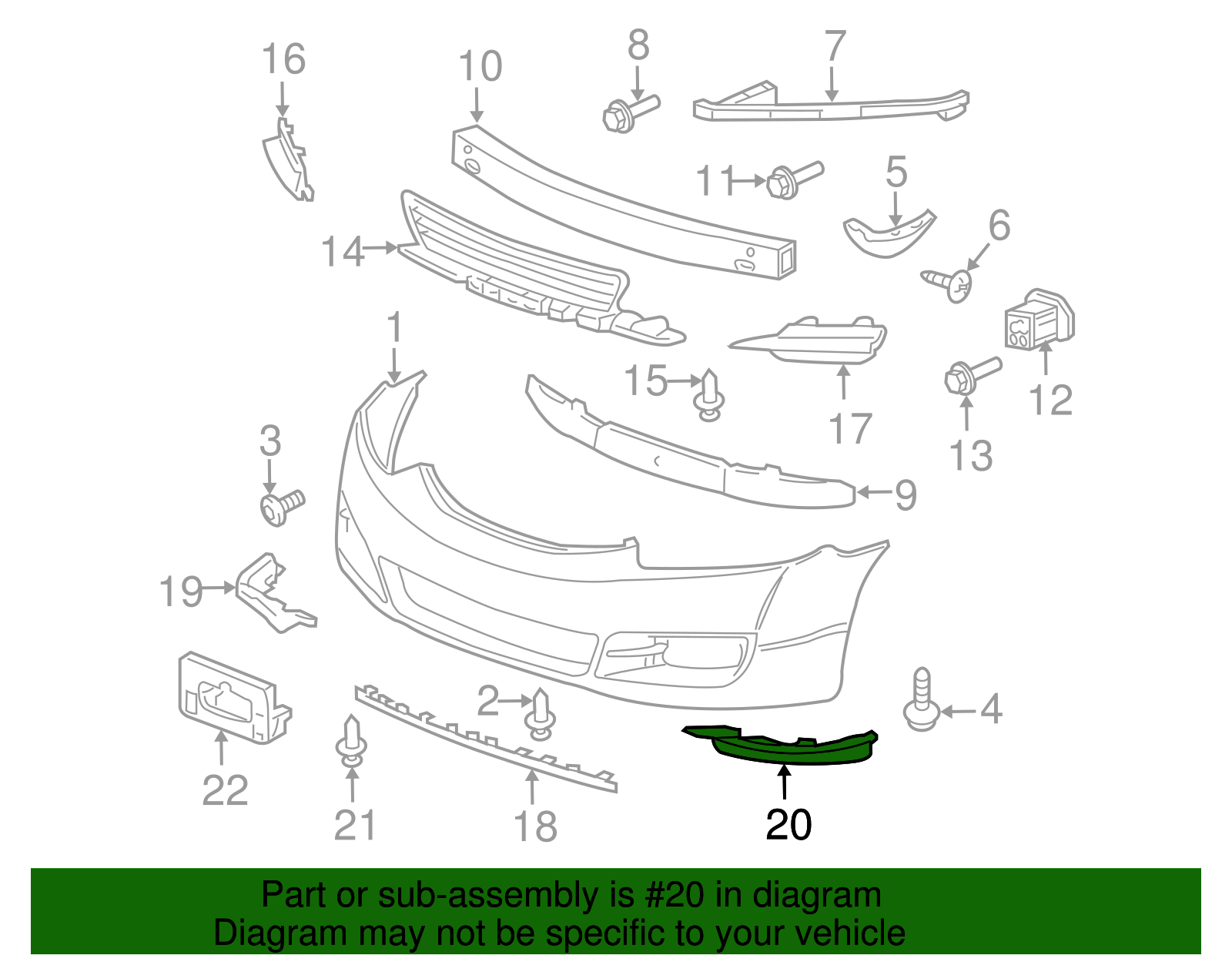 71118-SVA-A50 - Air Deflector | Genuine Honda Parts